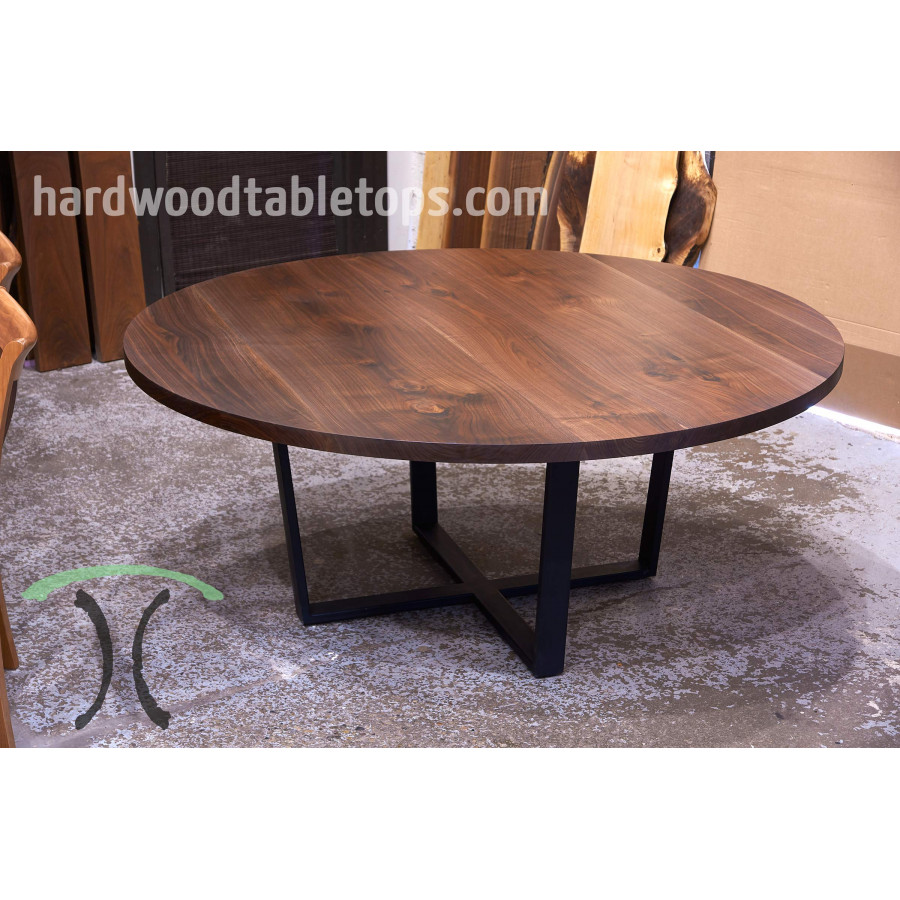 Round Custom Made Hardwood Table Top Builder 1 25 Inches